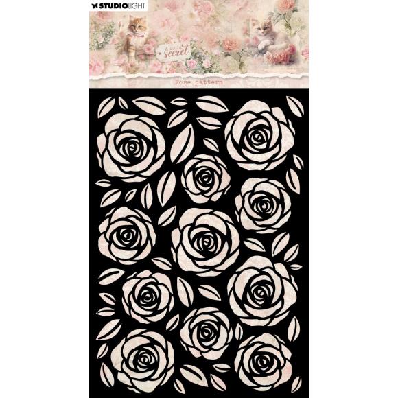 Studio Light A Cat's Secret Stencil 4.13"X5.83" Rose Pattern – Auzz ...