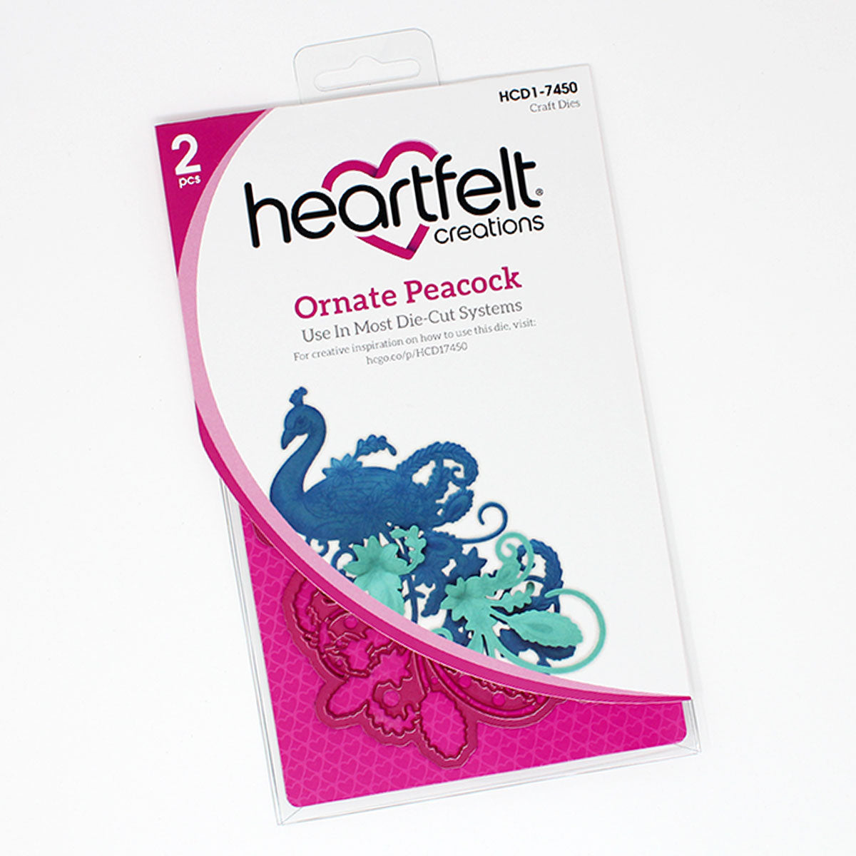 Heartfelt Creations Ornate Peacock Cling Stamp Set HCPC-31014 & Die HC ...