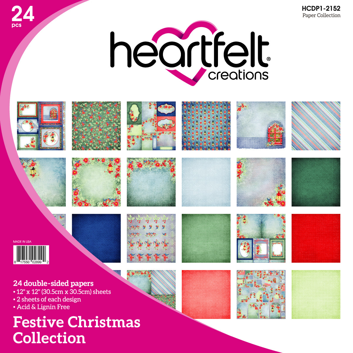 Heartfelt Creations Festive Christmas Paper Collection HCDP1-2152 ...