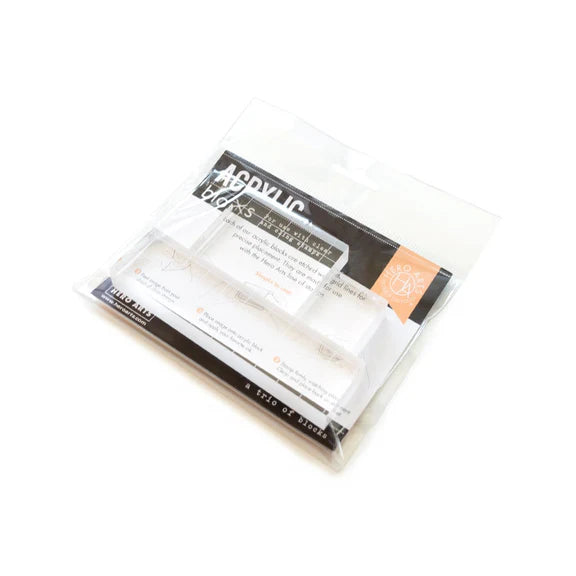 Hero Arts Small Acrylic Blocks Trio – Auzz Trinklets N Krafts