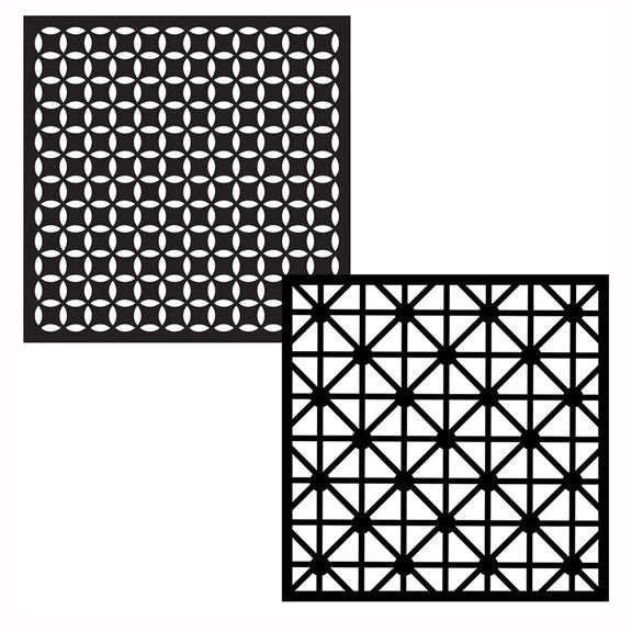 Hero Arts Graphic Patterns Stencil Pairs – Auzz Trinklets N Krafts
