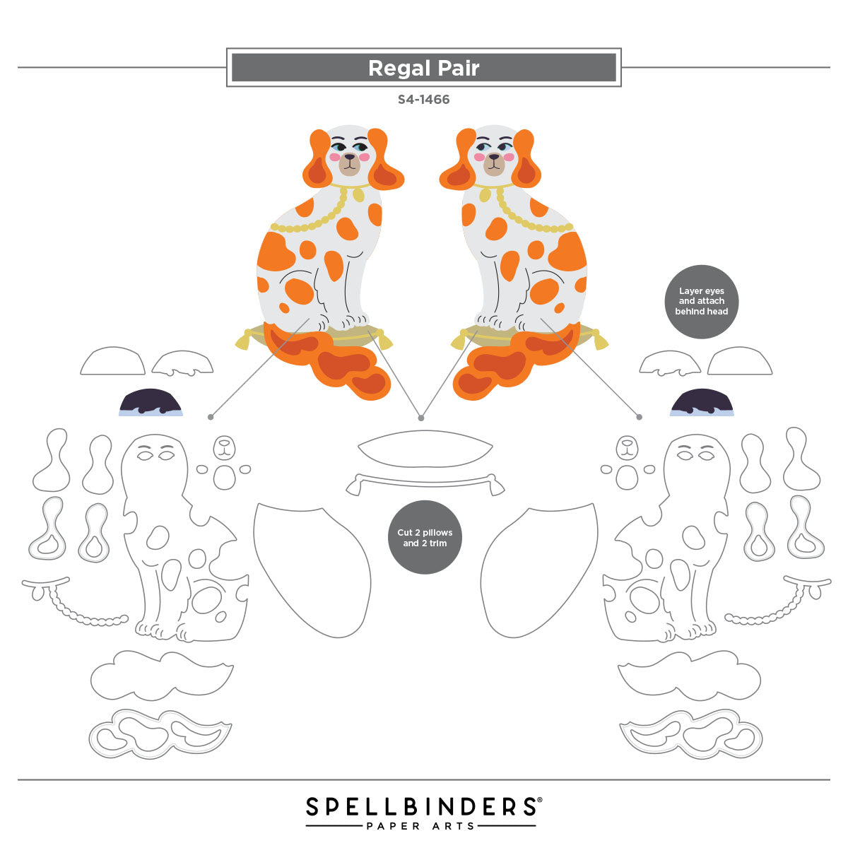 Spellbinders Regal Pair Etched Dies – Auzz Trinklets N Krafts