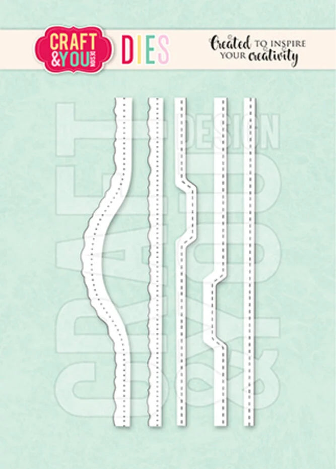 Craft & You Design Small Frame Borders Dies (CW366) – Auzz Trinklets N ...