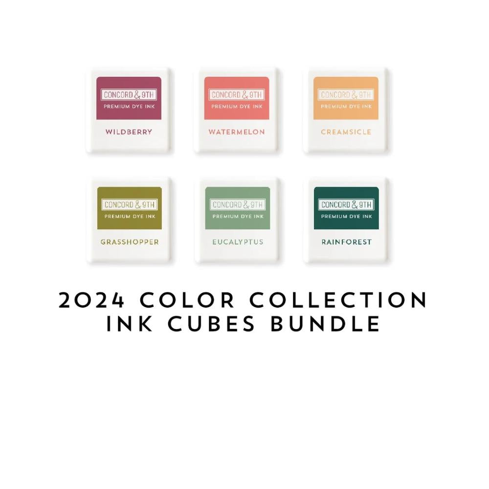 Concord & 9th 2024 Color Collection Ink Cubes Bundle – Auzz Trinklets N ...