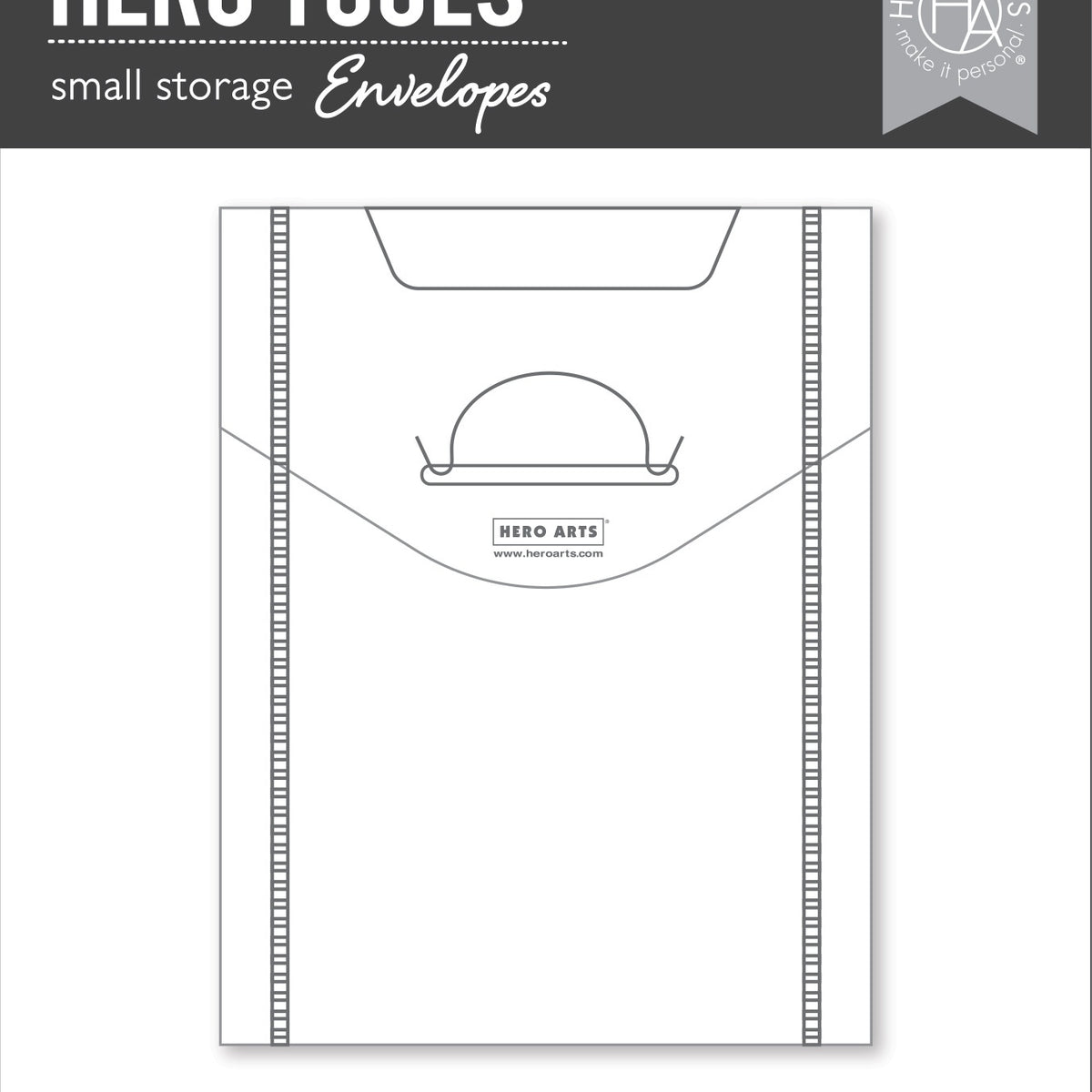 Hero Arts Storage Envelopes 4"X5" 10/Pkg Small – Auzz Trinklets N Krafts