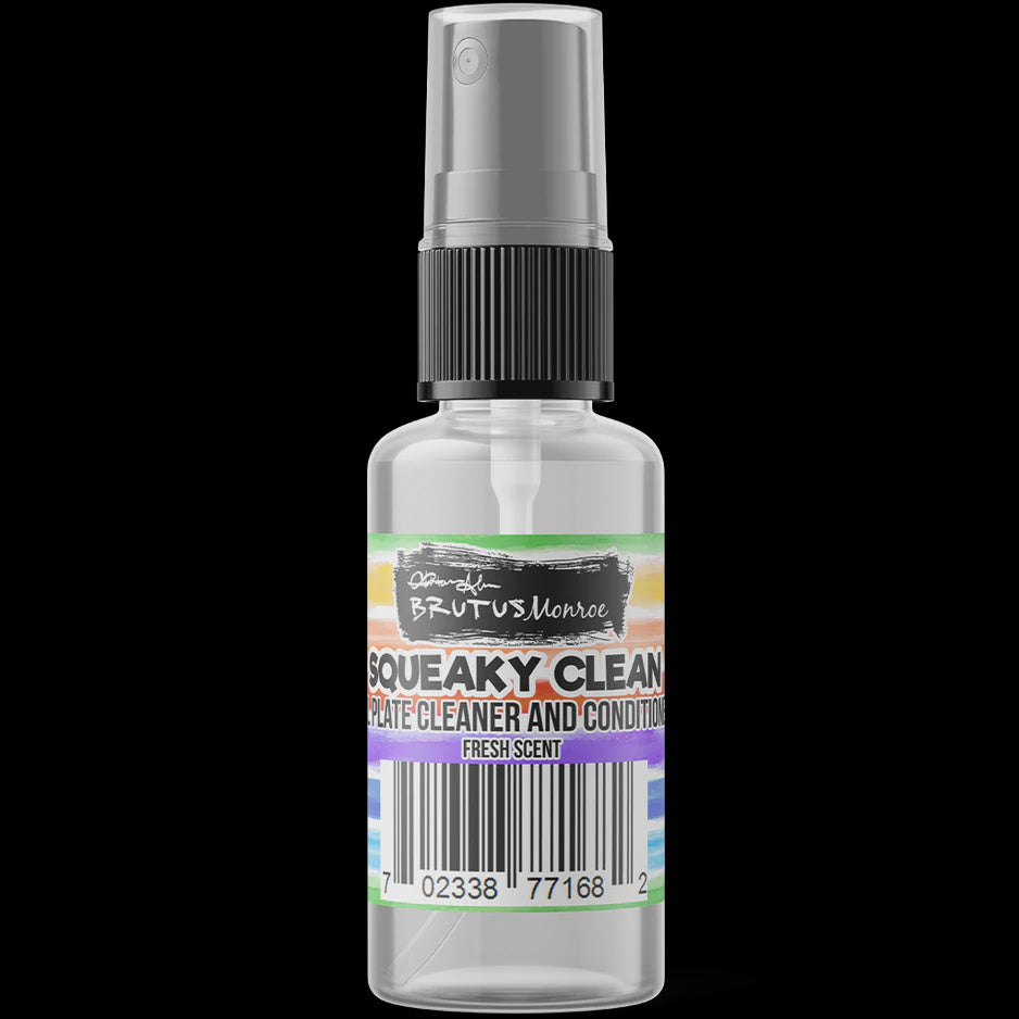 Brutus Monroe Gel Plate Cleaner Squeaky Clean *Damaged please see desc ...