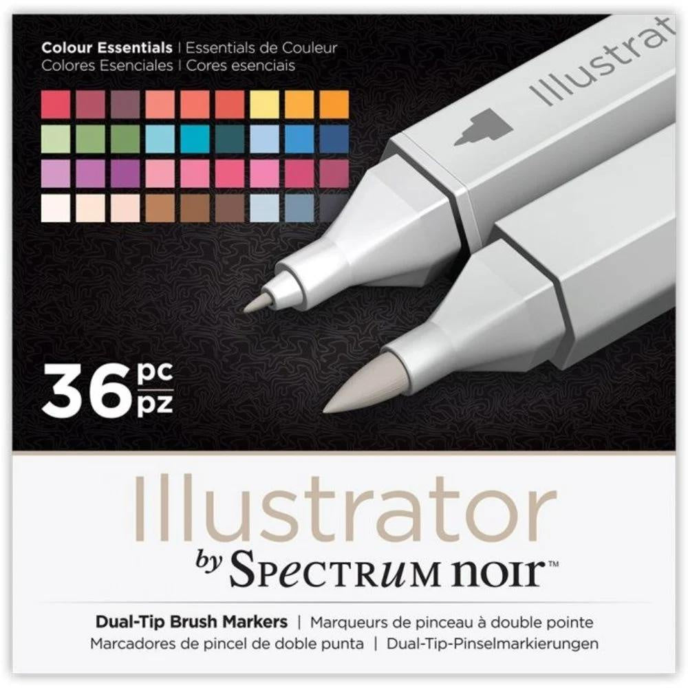 Spectrum Noir Illustrator Box Colour Essentials (36pcs) (SPECN-IL36-CL ...