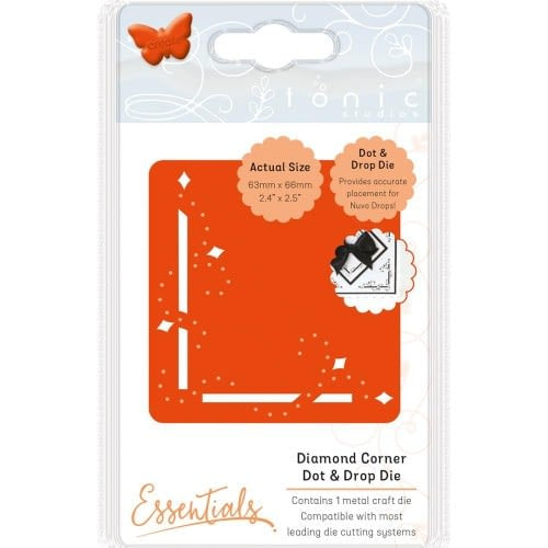 Tonic Studios Dot & Drop Die Diamond Corner – Auzz Trinklets N Krafts