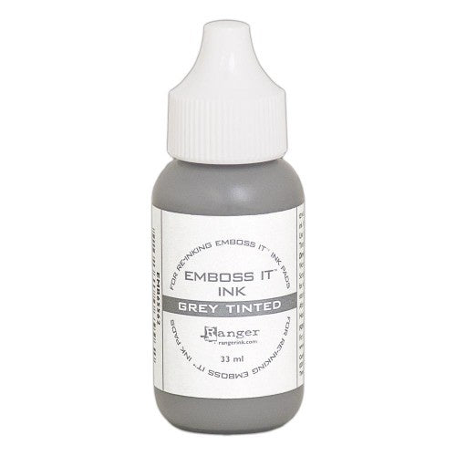 Ranger Emboss-It Ink Pad Reinker 1oz Gray – Auzz Trinklets N Krafts