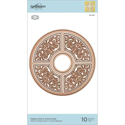 Spellbinders Etched Dies Filigree Drop In Circlet – Auzz Trinklets N Krafts