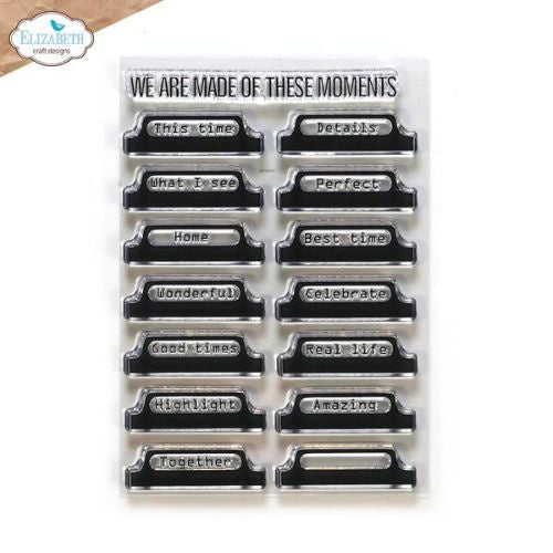 Elizabeth Craft Clear Stamps Label Tabs – Auzz Trinklets N Krafts