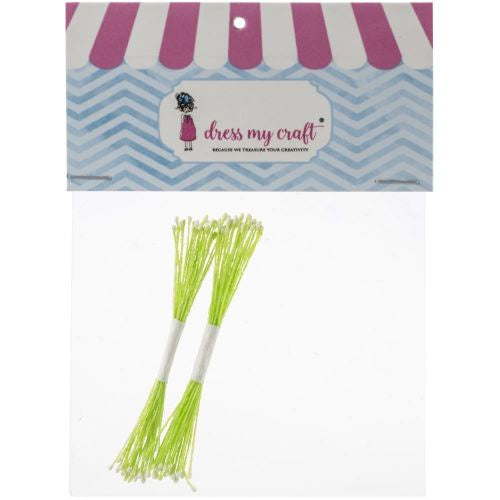 Dress My Craft Micro Mini Thread Pollen 2/Pkg Green, 2 Bunches/20 Each ...