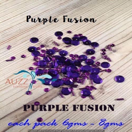 Auzz Trinklets N Krafts Shaker Mix Purple fusion