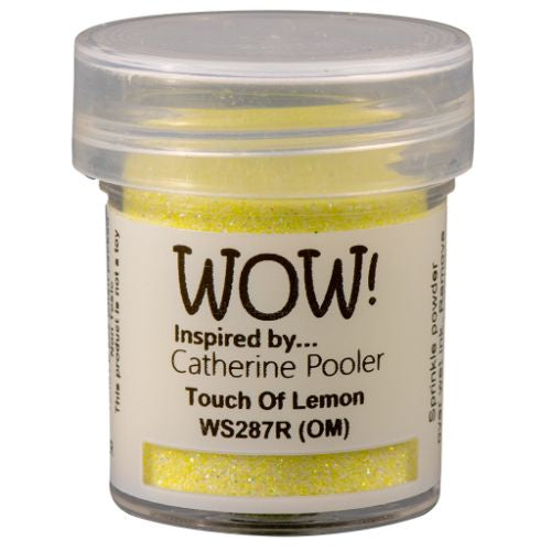 WOW! Embossing Powder 15ml Touch Of Lemon – Auzz Trinklets N Krafts